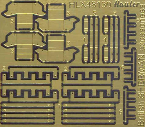Hauler X48130 British Sherman accessories