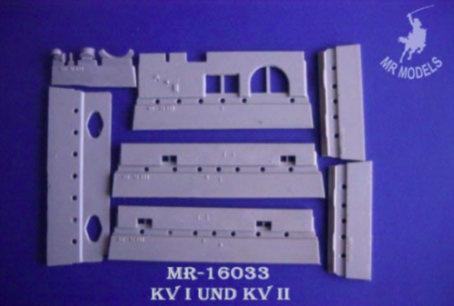MR Modellbau 16033 Additional armor KV-1, complete set