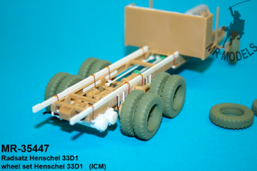 MR Modellbau 35447 Wheel set Henschel 33D1