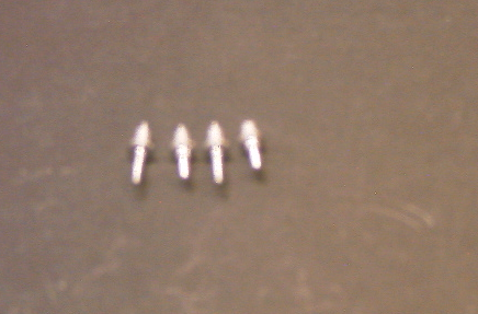MR Modellbau 35301 US antenna bases CNC made brass 2 types