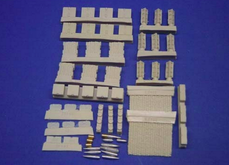 MR Modellbau 35287 Ammunition and crates 10,5cm le. FH 18