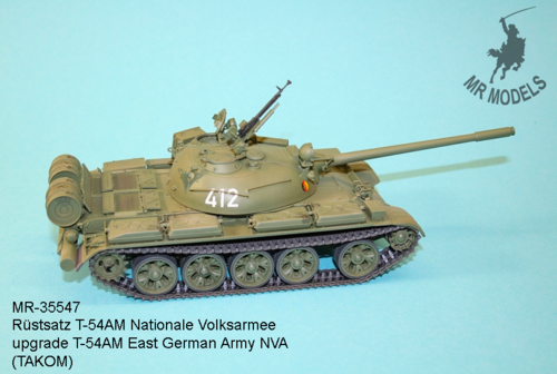 MR Modellbau 35547 Upgrade T-54AM East German Army NVA