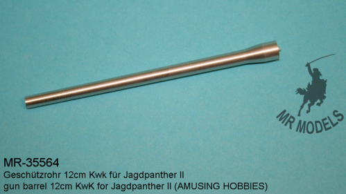 MR Modellbau 35564 Gun barrel 12cm KwK for Jagdpanther II