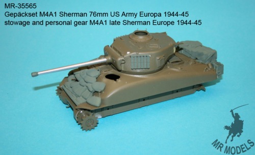 MR Modellbau 35565 Stowage and personal gear M4A1 late Sherman Europe 1944-45