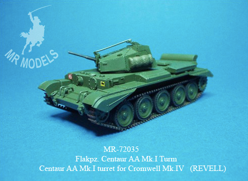 MR Modellbau 72035 Centaur AA Mk.I turret for Cromwell Mk.IV