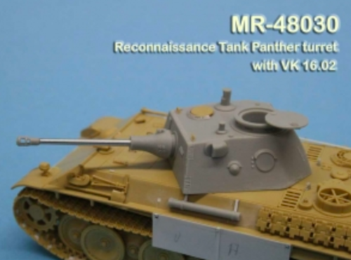 MR Modellbau 48030 Reconnaissance Tank Panther with VK 16.02 turret