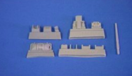 MR Modellbau 48009 M34 gun mount & 75mm gun M3 CNC turned gun barrel