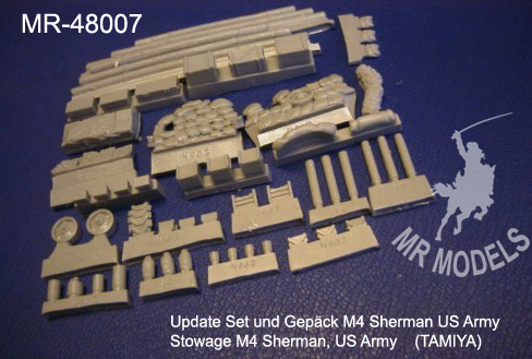 MR Modellbau 48007 Stowage M4 Sherman, US Army