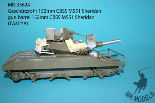 MR Modellbau 35624 Gun barrel 152mm CBSS M551 Sheridan