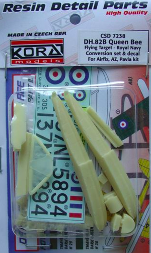 Kora Models CSD7238 De Havilland DH.82B Queen Bee II. camouflaged