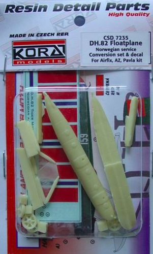 Kora Models CSD7235 De Havilland DH.82A float Norwegian