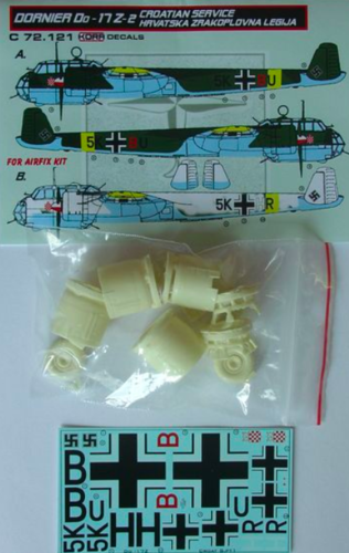 Kora Models C72121 Dornier Do-17Z-2 Croatian service