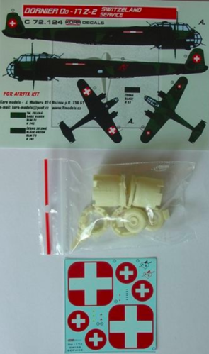 Kora Models C72124 Dornier Do-17Z-2 Switzerland service