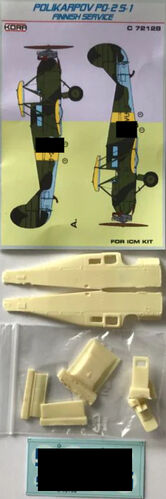 Kora Models C72128 Polikarpov Po-2S-1 Finnish for ICM
