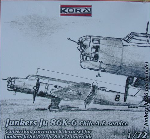 Kora Models C7242 Junkers Ju 86K-6 Chile