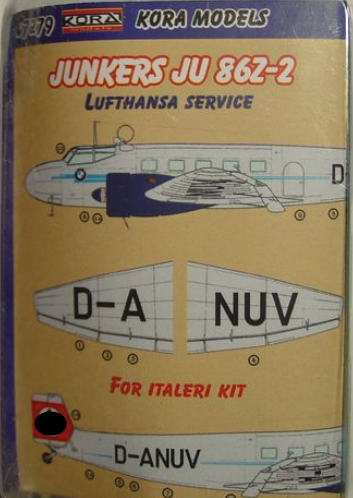 Kora Models C7279 Junkers Ju-86Z-2 Lufthansa