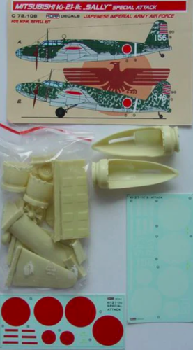 Kora Models C72108 Mitsubishi Ki-21-IIc "Sally" Japan-Special attack Okinawa