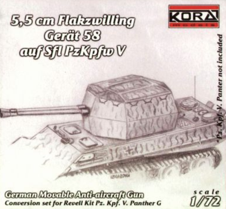 Kora Models AC7209 5,5cm Flakzwilling Gerät 58