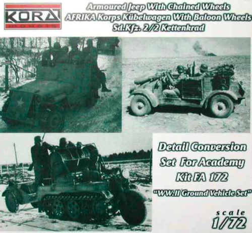 Kora Models AC7210 Set for 3 vehicles