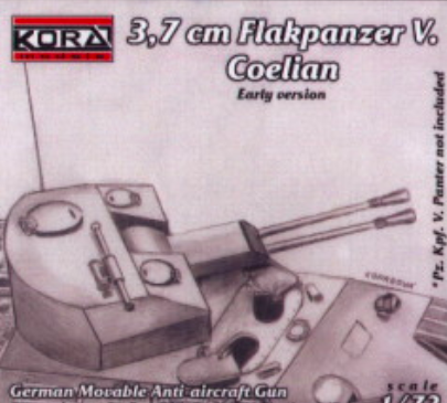 Kora Models AC7202 3,7 cm Flakpanzer V Coelian early