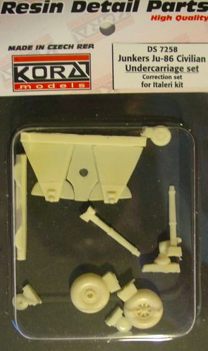 Kora Models DS7258 Junkers Ju 86 Civilian Undercarriage set