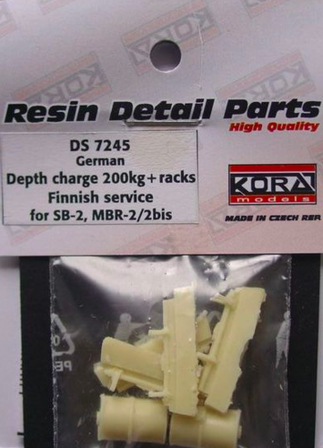 Kora Models DS7245 Ger. depth charge 200kg+rack