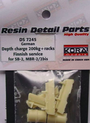Kora Models DS7246 Ger. depth charge 200kg+rack