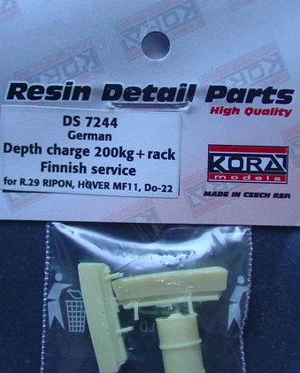 Kora Models DS7244 Ger. depth charge 200kg+rack