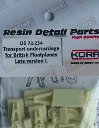 Kora Models DS72234 Transport undercarriage for British floatplanes – late version I.