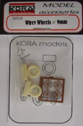 Kora Models D7235 Wire wheel 9mm