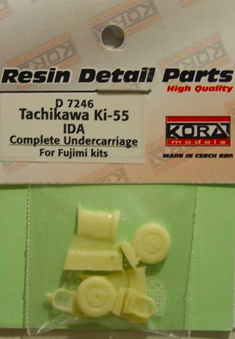 Kora Models D7246 Tachikawa Ki-55 - complete undercarriage for Fujimi