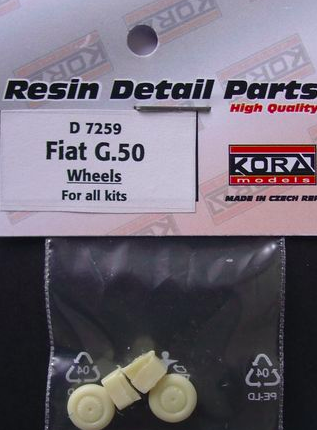 Kora Models D7259 Fiat G.50 wheels