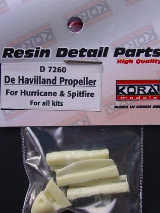 Kora Models D7260 Propeller De Havilland for Hurricane and Spitfire