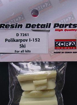 Kora Models D7261 Polikarpov I-152 skies