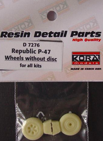 Kora Models D7276 Republic P-47 wheels without disc