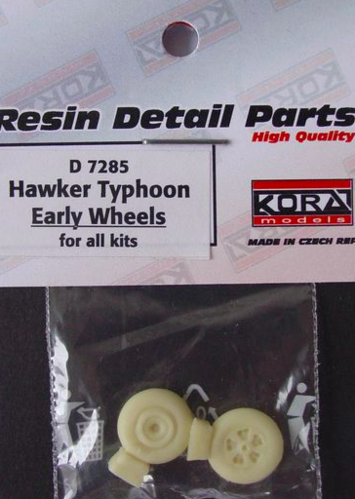 Kora Models D7285 Hawker Typhoon early wheels