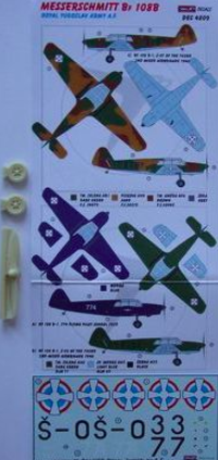 Kora Models Dec4809 Bf 108B Yugoslavia