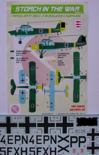 Kora Models Dec4843 Fi 156 over Balkan Part I.