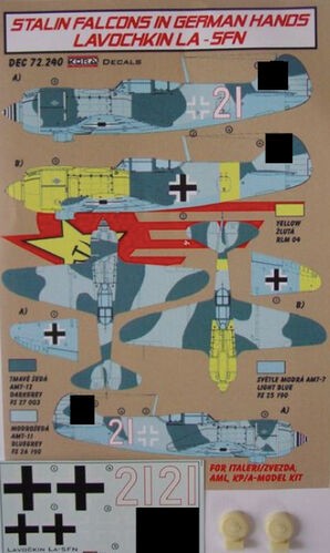 Kora Models Dec72240 Lavochkin La-5FN Luftwaffe