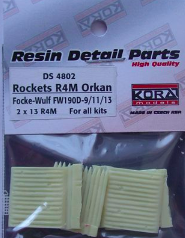 Kora Models DS4802 R4M Orkan with racks for Fw-190D-9/-11/13
