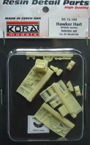 Kora Models DS72104 Hawker Hart - British - Interior set