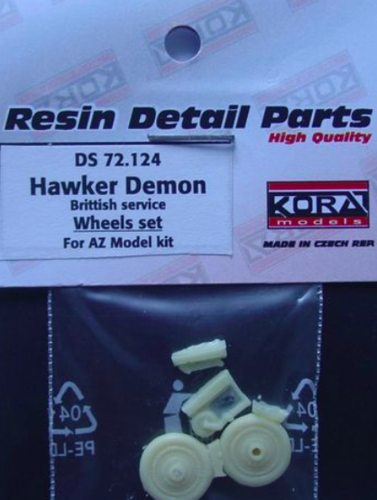Kora Models DS72124 Hawker Demon - British - Wheels set