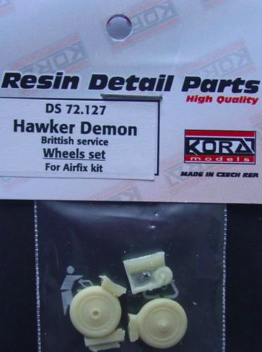 Kora Models DS72127 Hawker Demon - British - Wheels set