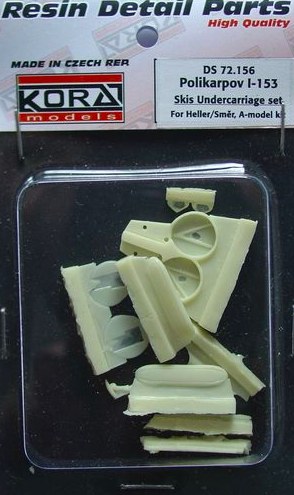 Kora Models DS72156 Polikarpov I-153 Skis undercarriage set