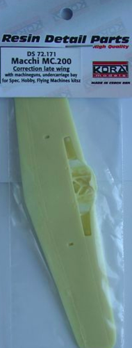 Kora Models DS72171 Macchi MC.200 Correction late wing