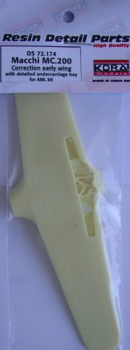 Kora Models DS72174 Macchi MC.200 Correction early wing