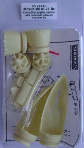 Kora Models DS72184 Mitsubishi Ki-21-IIc Correction engine nacelle