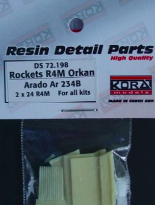Kora Models DS72198 R4M Orkan with racks for Ar-234B 2x 24 rockets