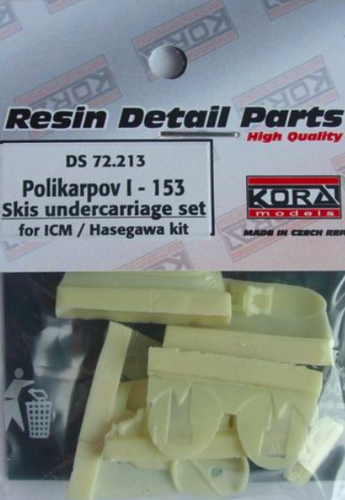 Kora Models DS72213 Polikarpov I-153 Skis undercarriage set