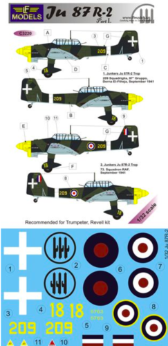 LF Models C3220 Junkers Ju87R-2 part I.